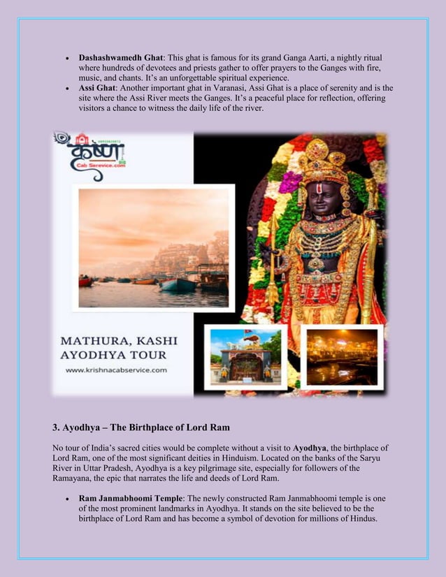Mathura Kashi Ayodhya Tour A Spiritual Journey Through India's Sacred Cities.pdf