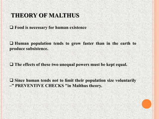 Mathus theory | PPTX