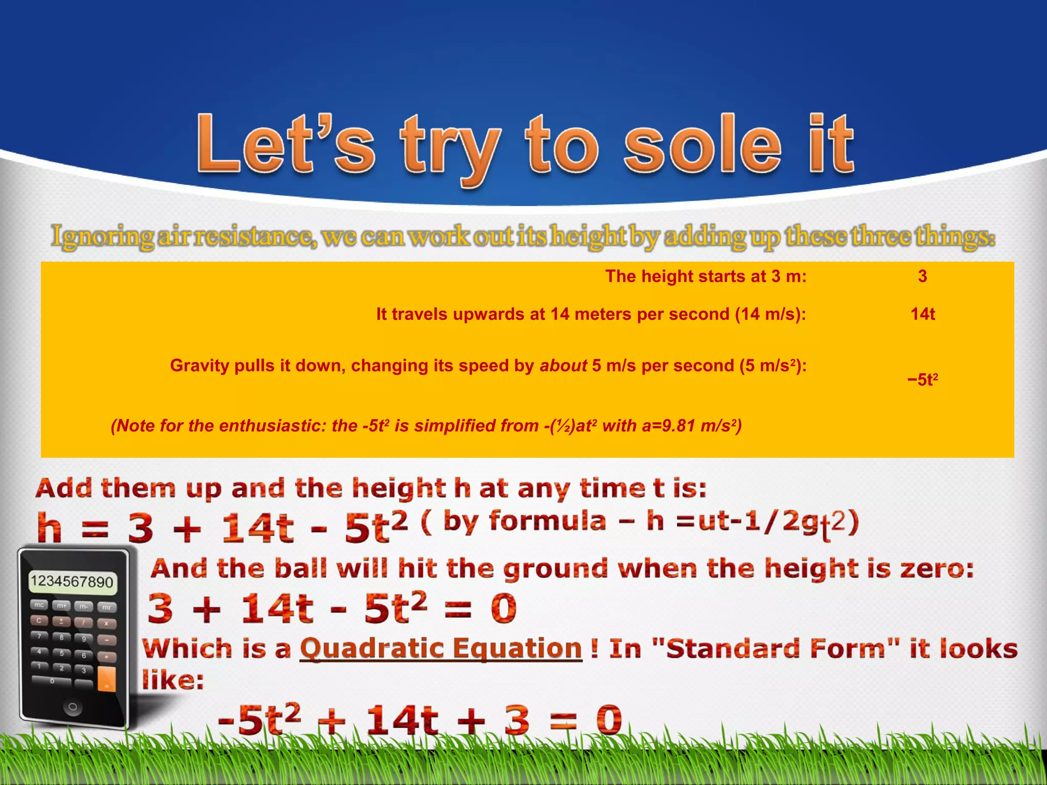 Quadratic Equation | PPT | Physics | Science