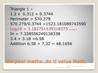 Math values, value maths p7 | PPTX