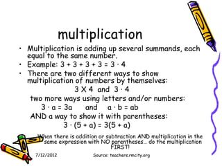 Mathvocabulary | PPT