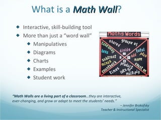 Math Wall Presentation | PPT