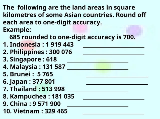 Mathematics 3, Rounding Off Numbers Pptx | PPT