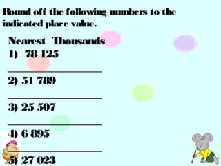 ROUNDING OFF NUMBERS | PPT