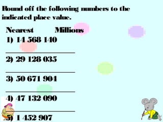 ROUNDING OFF NUMBERS | PPT