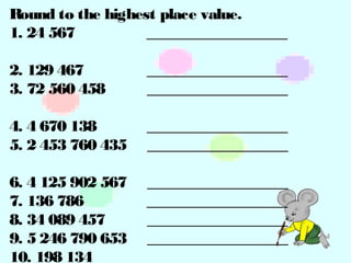 ROUNDING OFF NUMBERS | PPT