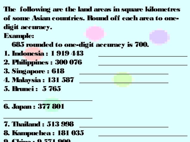 ROUNDING OFF NUMBERS | PPT