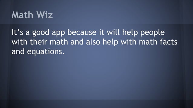 Math wiz | PPT