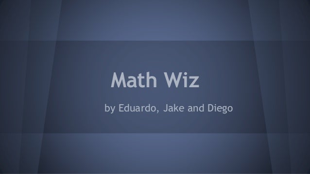Math wiz