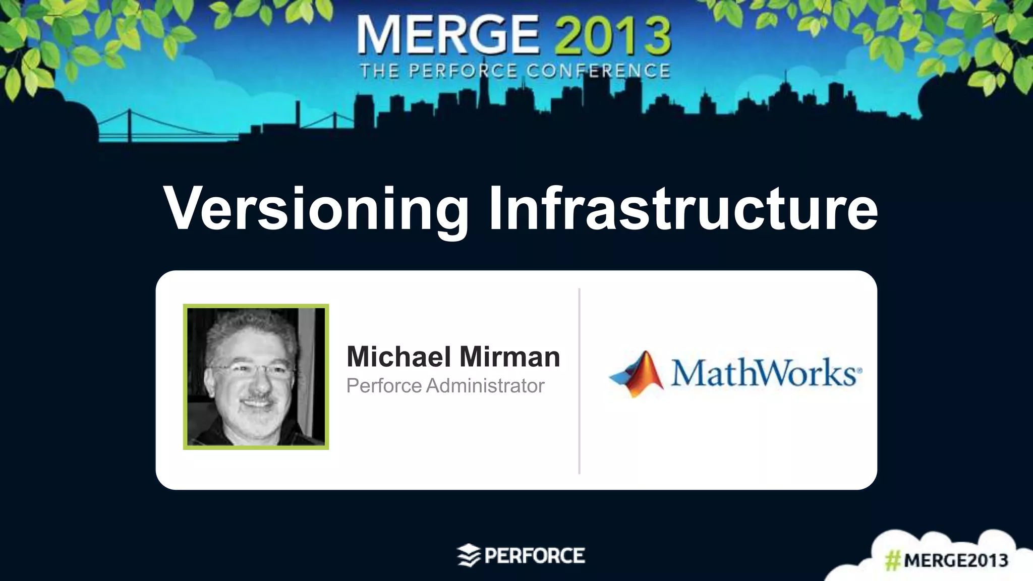 [MathWorks] Versioning Infrastructure | PPTX
