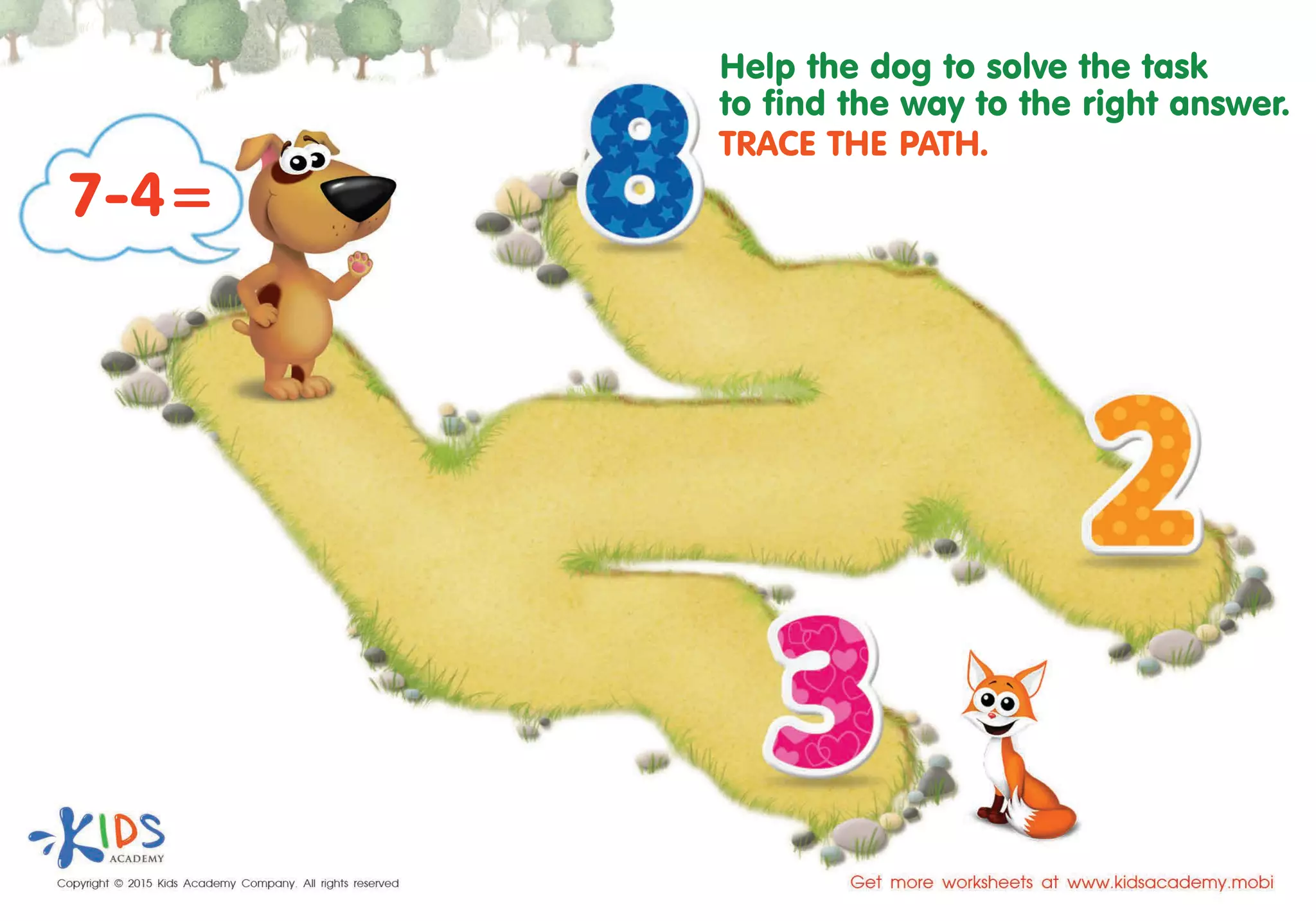 FREE printable Math worksheets - Subtraction for Preschool and ...