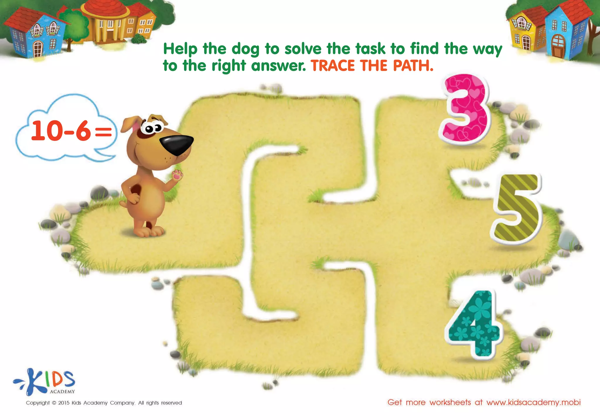 FREE printable Math worksheets - Subtraction for Preschool and ...