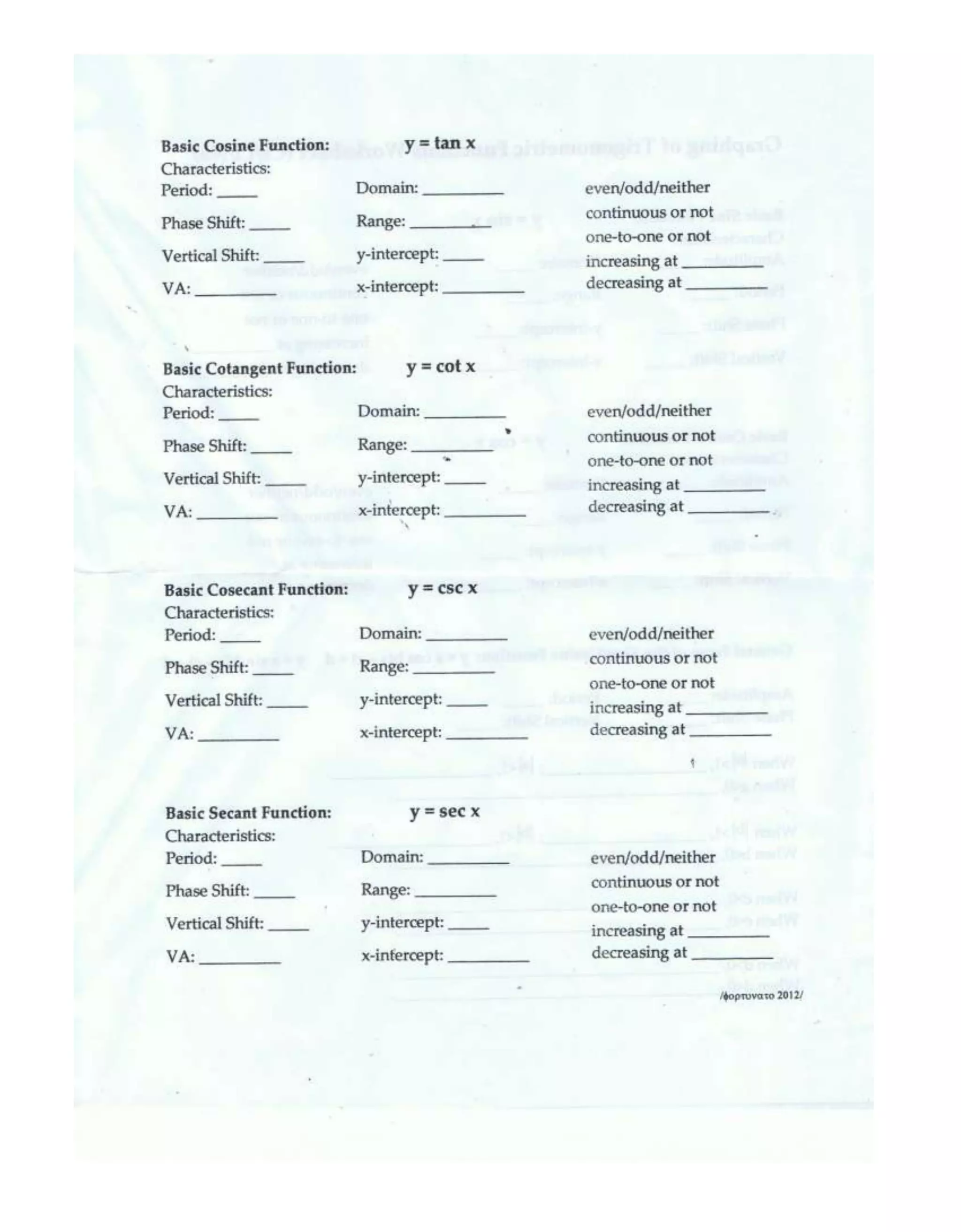 Math Worksheet | DOCX