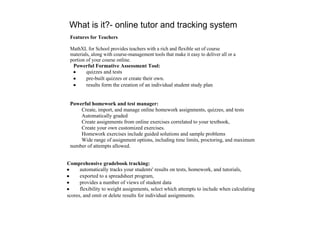Mathxl presentation | PDF
