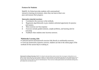 Mathxl presentation | PPT