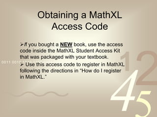 MathXL Student Tutorial | PPT