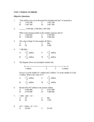Mathy6 unit 1 | DOC