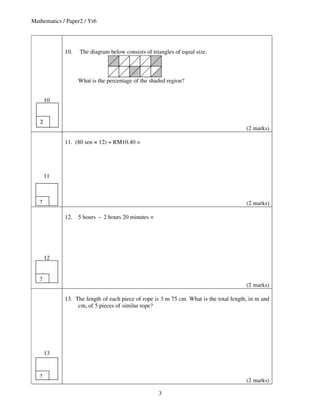 Math yr6 | PDF