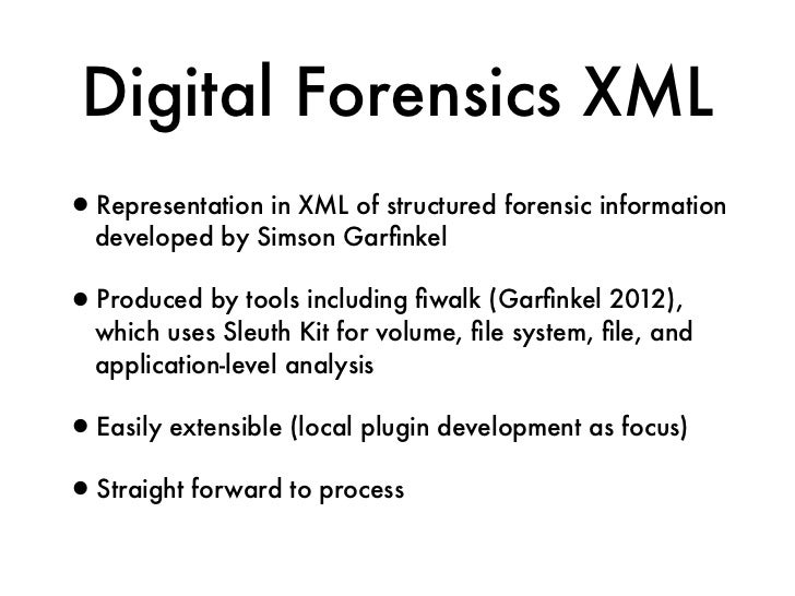 Using and Developing with Open Source Digital Forensics Software in D…