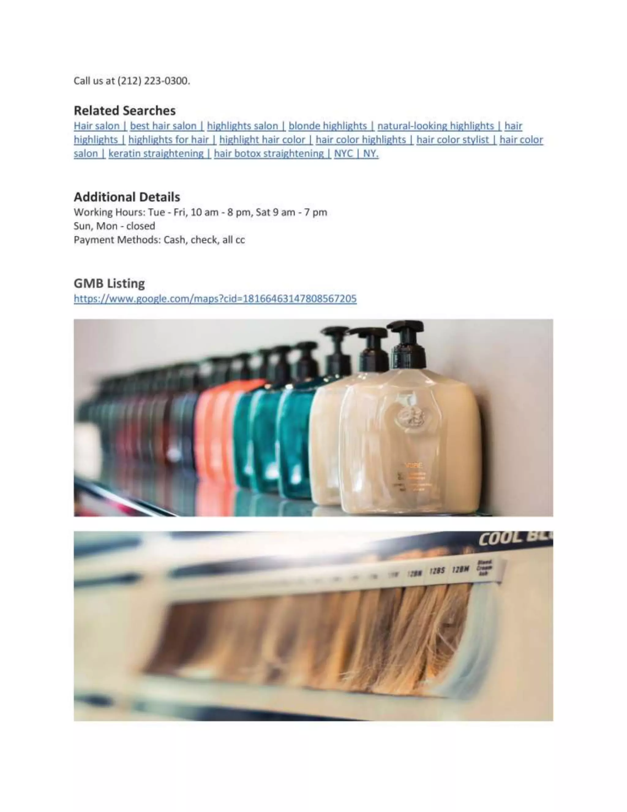 Matii Hair Salon | PPT