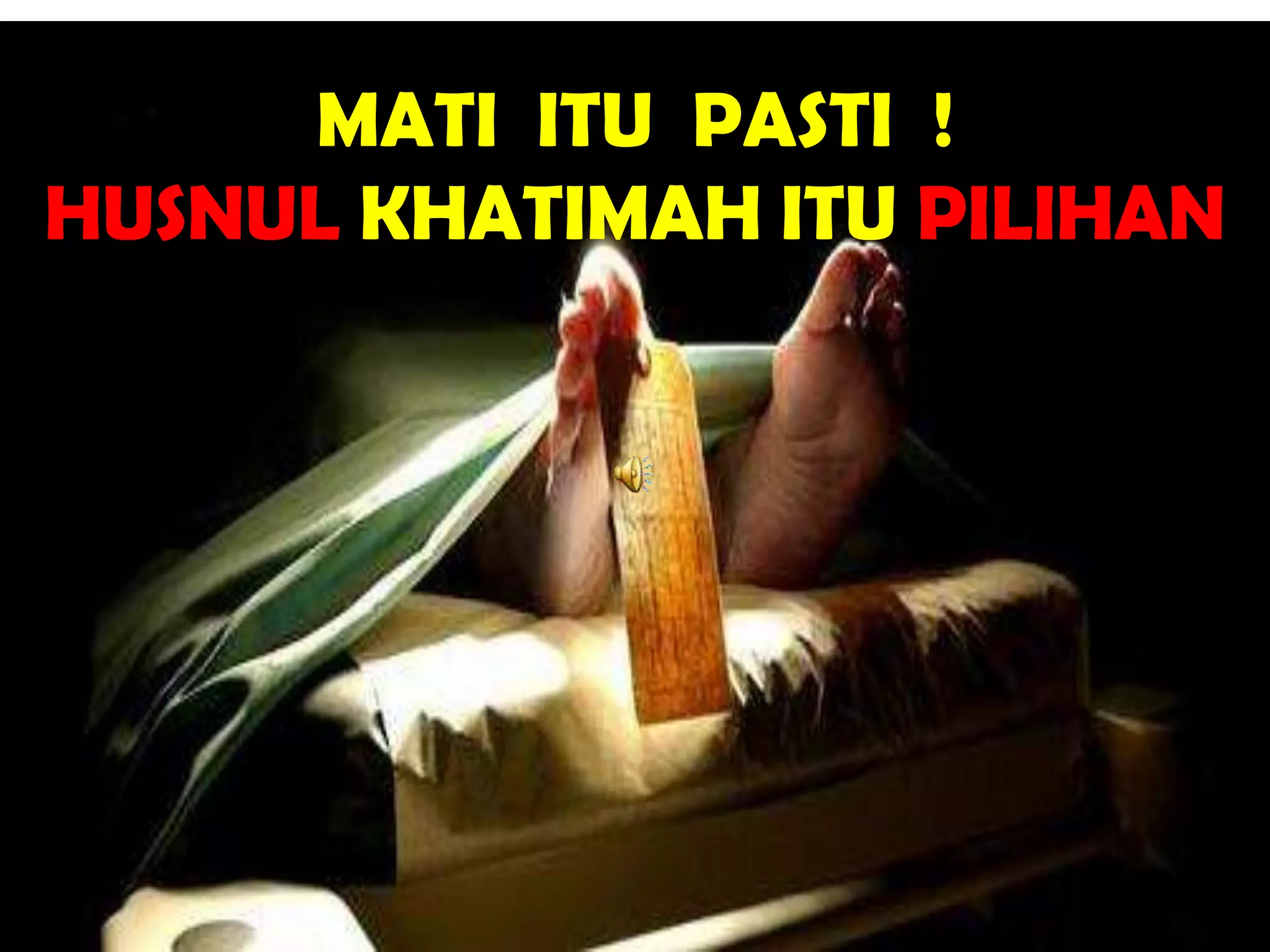 Mati itu pasti (just cover) | PPTX