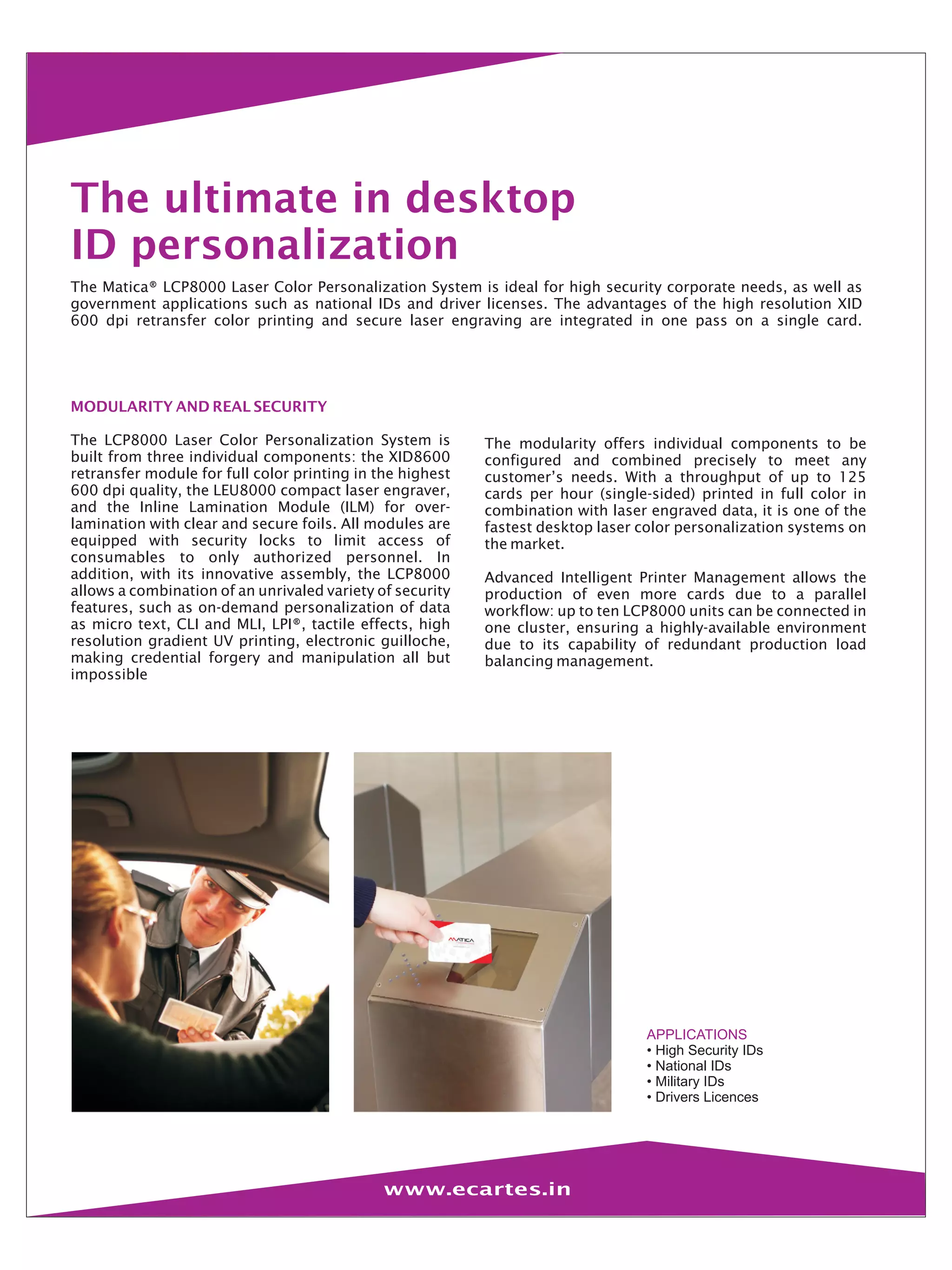 Matika lcp-8000-Printer | PDF