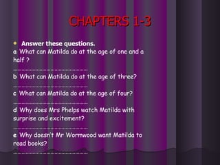 Matilda | PPT