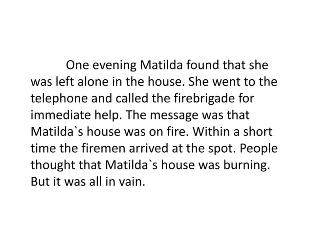 Matilda | PPTX