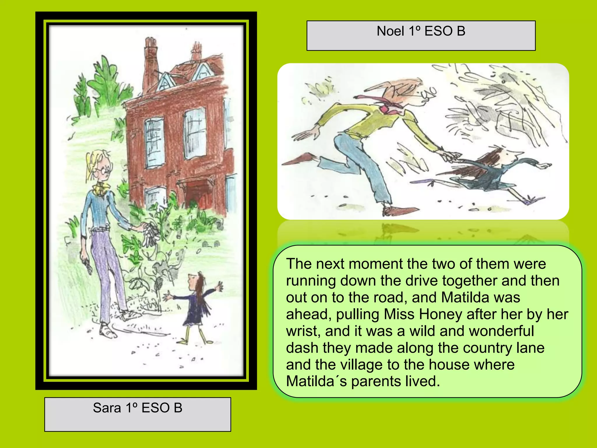 Colouring Roald Dahl's ,MATILDA | PPTX