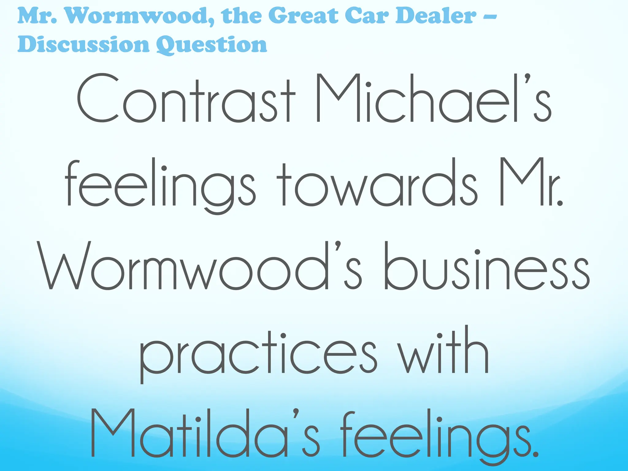 MatildaChapterDiscussionQuestions-1.pdf (For Young Learner) | PDF