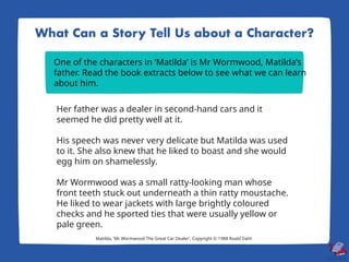 Matilda Character Description and Comparison PowerPoint.pptx