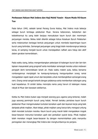 Mat indera dan peristiwa bukit kepong | PDF