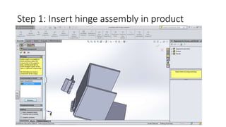 Mating a hinge assembly in solidworks | PPTX
