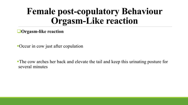 Mating and social behaviors of different species | PPTX | Reproductive ...