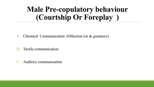 Mating and social behaviors of different species | PPTX | Reproductive ...