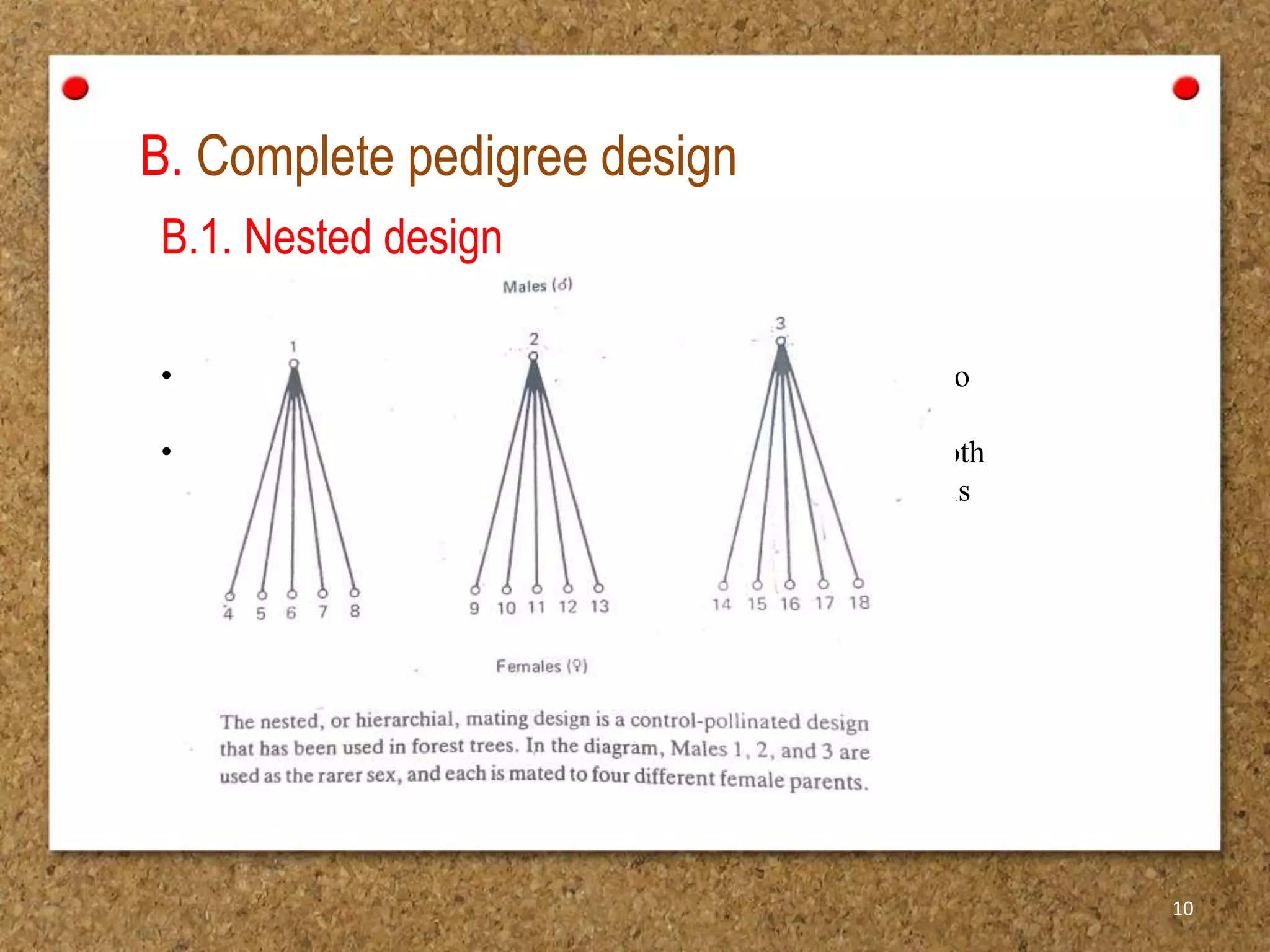 Mating designs in forest trees | PPTX