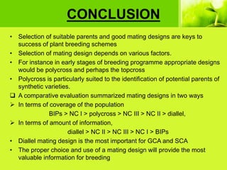 Mating designs.. | PPTX
