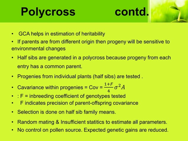 Mating designs.. | PPTX