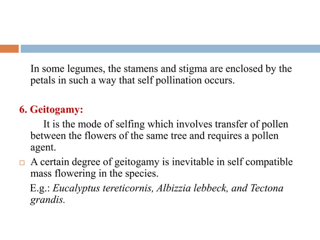 Mating system dynamics in trees | PPTX