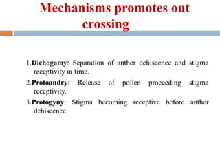 Mating system dynamics in trees | PPTX