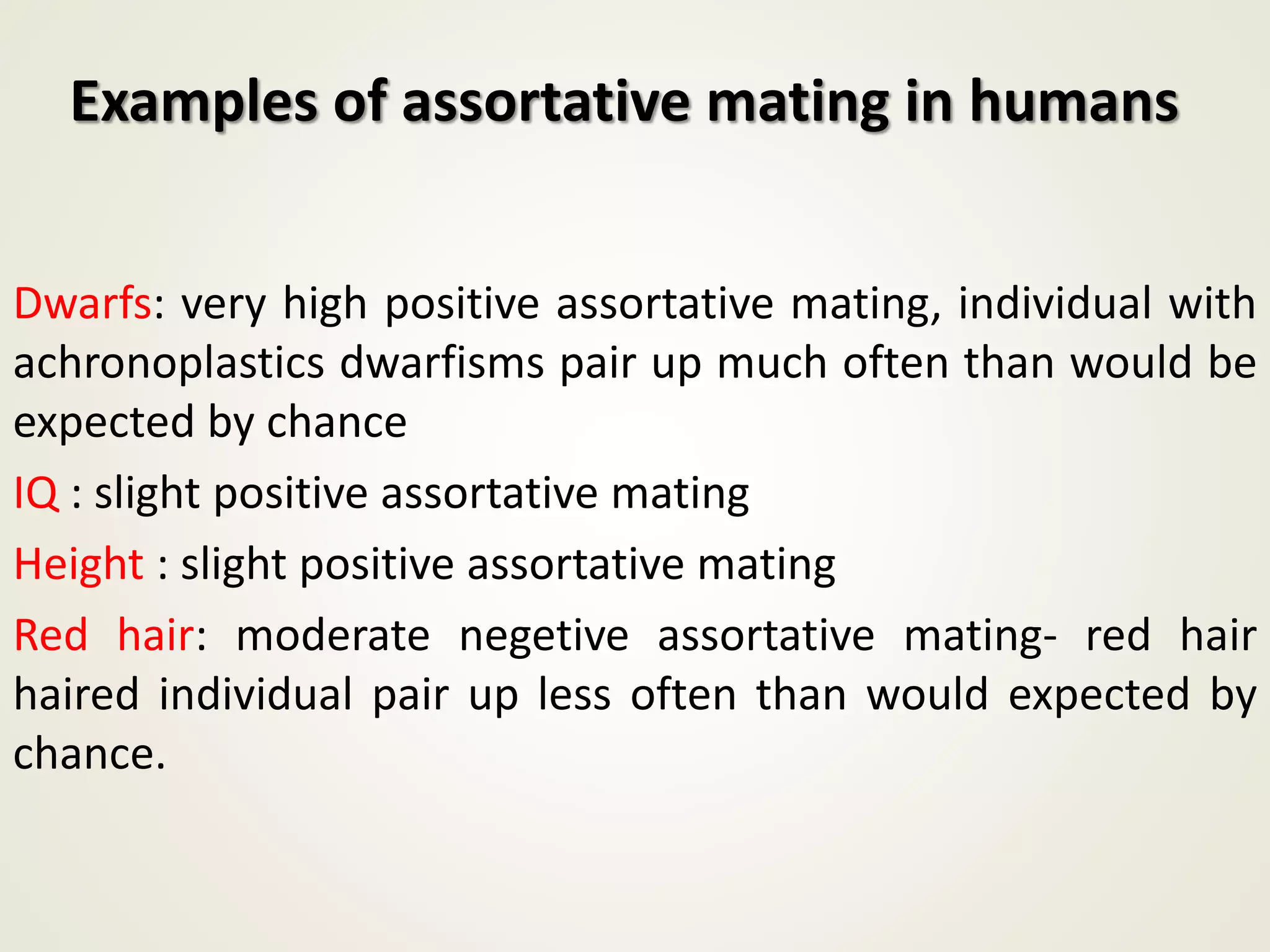 Mating systems (population genetics) | PPTX