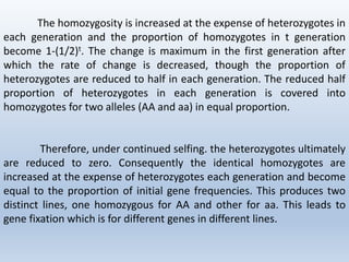 Mating systems (population genetics) | PPTX