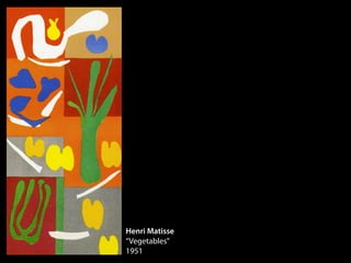 Henri Matisse Vegetable Collage
