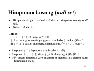 Matematika Komputasi 3 Himpunan teknik informatika | PPTX