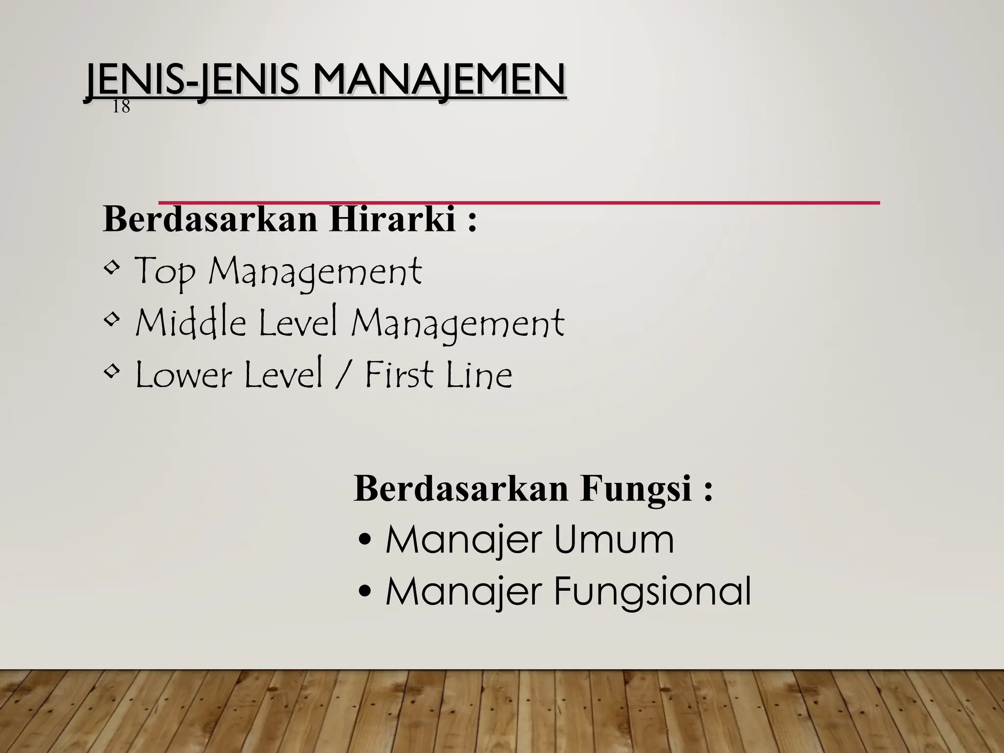 Mata Kuliah Pengantar Manajemen Semester 1 | PPT