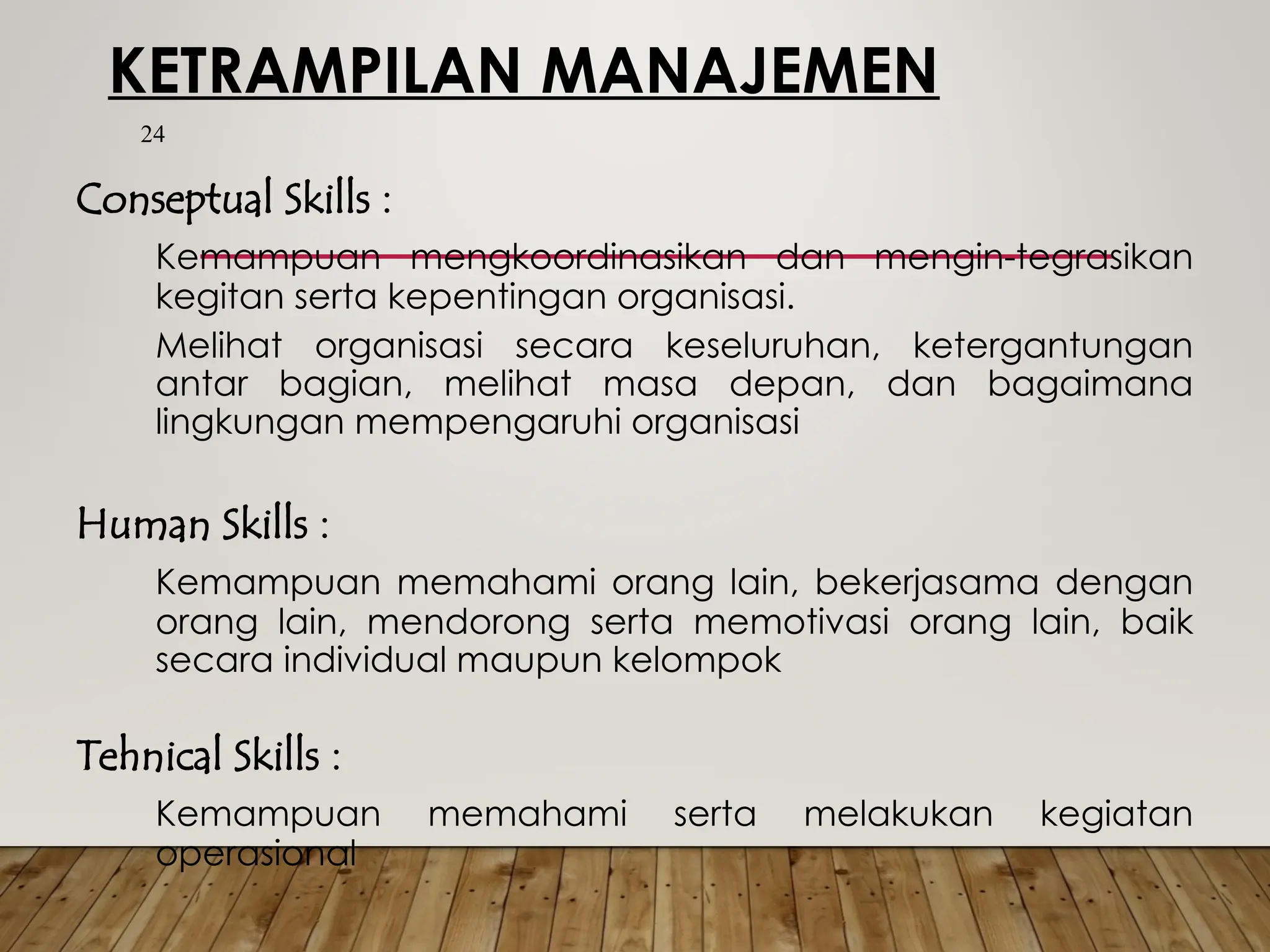 Mata Kuliah Pengantar Manajemen Semester 1 | PPT