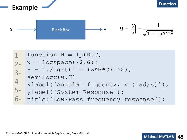 Introduction to MATLAB Introduction to MATLAB