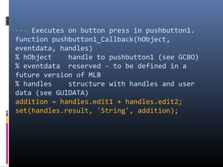 An introduction to MATLAB | PPT