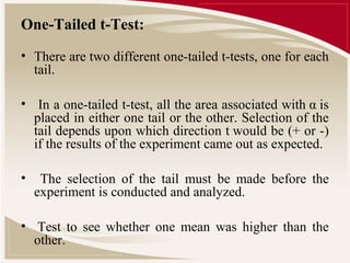 parametric hypothesis testing using MATLAB | PPT