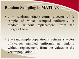 parametric hypothesis testing using MATLAB | PPT